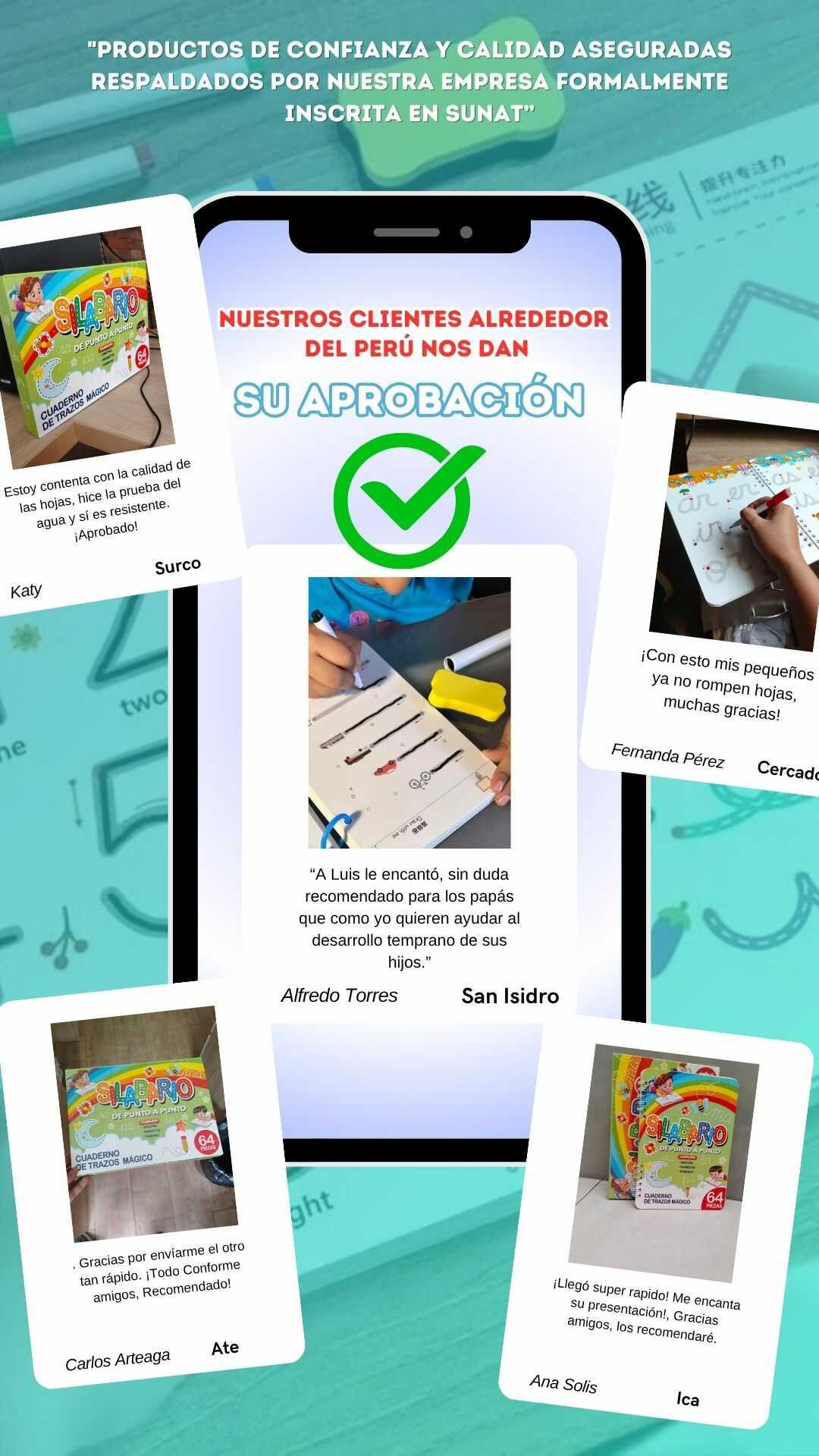 Set Libro Pre-Escolar Reutilizable A4 SILABARIO – NOVEDÍSIMOS